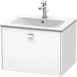 Duravit Brioso Waschtischunterbau BR400101018 620x479mm, Wei&szlig; Matt, 1 Auszug, Griff Chrom