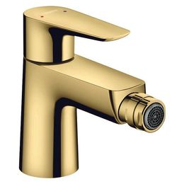 Hansgrohe Talis E Bidet-Einhebelmischer 71720990 polished gold optic, mit Ablaufgarnitur