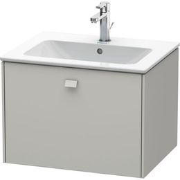 Duravit Brioso Waschtischunterbau BR400100707 620x479mm, Betongrau Matt, 1 Auszug