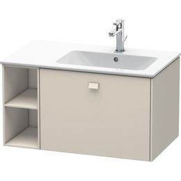 Duravit Brioso Waschtischunterbau BR401409191 820x479mm, Taupe, Regal rechts