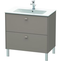 Duravit Brioso Waschtischunterbau BR440204343 820x479mm, Basalt Matt, 2 Ausz&uuml;ge