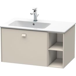 Duravit Brioso Waschtischunterbau BR401209191 820x479mm, Taupe, Regal links