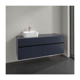 Villeroy & Boch Villeroy und Boch Collaro Waschtischunterschrank C10100VQ 140x54,8x50cm, Waschtisch links, marine blue