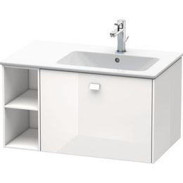 Duravit Brioso Waschtischunterschrank BR401402222 820x479mm, Wei&szlig; Hochglanz, Regal rechts