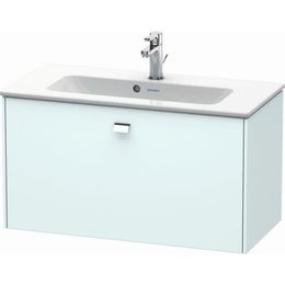 Duravit Brioso Waschtischunterbau BR401101009 820x389mm, Compact, Lichtblau Matt/Chrom, 1 Auszug