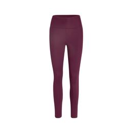 Damen Chinohose "Girlfriend Collective Trousers High-rise"plum, Gr. L, Girlfriend Collective, Obermaterial: 79% Polyester, 21% Elasthan, Hosen
