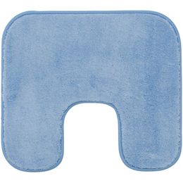G&ouml;zze Badematte G&Ouml;ZZE, H:18mm, blau, Polyester, Badematten, "Rio Premium", Badteppich, Uni Farben, waschbar, rechteckig & rund erh&auml;ltlich