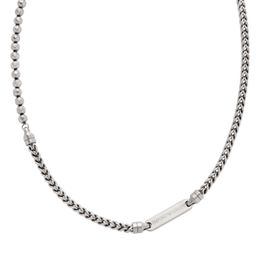 Emporio Armani Damen Kette ohne Anh&auml;nger "Schmuck Geschenk Edelstahl", Edelstahl, L: 53 B: 4mm, silber, Edelstahl, B:4mm, Halsketten