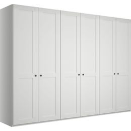 Dreht&uuml;renschrank Wiemann, B:295,2cm H:216cm T:58cm, wei&szlig;, Holzwerkstoff, Schr&auml;nke, "G&ouml;teborg, Kleiderschrank, Schrank, W&auml;scheschrank", inkl.