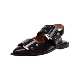 Steve Madden Damen Ballerina "Steve Madden Ballerinas Lederimitat", Gr. 37, schwarz, Lederimitat, Schuhe