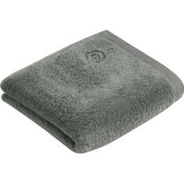 Handtuch Bugatti, B:50cm L:100cm, gr&uuml;n, Walkfrottee, Obermaterial: 100% Baumwolle, Handt&uuml;cher, "Prato", Uni Farben, mit melierter Optik im Saum