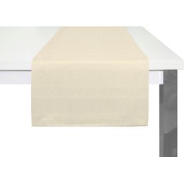 Tischl&auml;ufer Adam, B:50cm L:150cm, beige, Bio-Baumwolle, Tischdecken, "Urban Cactus"