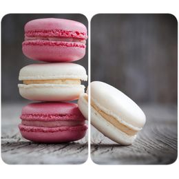 Wenko Herd-Abdeckplatte "Universal Modell Macarons", B/H/L: 30cm x 4,5cm x 52cm, 2 Stk., bunt, Herdabdeckplatten, Herdabdeckung f&uuml;r alle Herdarten,