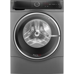 Bosch Waschtrockner "WNC254AS0", B:59,8cm H:84,8cm T:62,2cm, grau, Waschtrockner, Wash & Dry 45', automatische Waschmitteldosierung i-Dos, Home