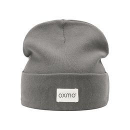 oxmo Damen Beanie "Beanie OXBiene", grau, 100% Baumwolle CO., M&uuml;tzen
