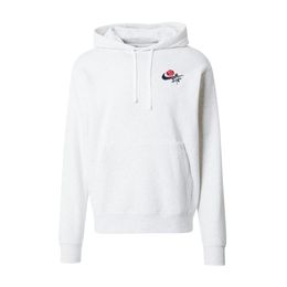 Nike Sportswear Sweatshirt 'CLUB' Herren Gr&ouml;&szlig;e M navy / hellgrau / rot