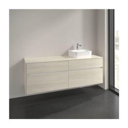 Villeroy & Boch Villeroy und Boch Collaro Waschtischunterschrank C10600AA 160x54,8x50cm, Waschtisch rechts, white oak