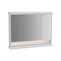 Vitra Valarte LED-Spiegelschrank 62234 98x17x76cm, 3 Spiegelt&uuml;ren, Korpus wei&szlig; matt