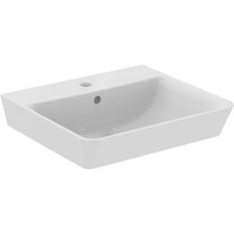 Ideal Standard Connect Air Waschtisch E030101 50 x 45 cm, weiss, mit Hahnloch und &Uuml;berlauf
