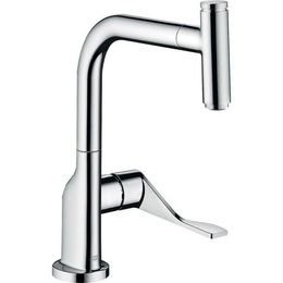 Hansgrohe Axor Citterio Select K&uuml;chenarmatur 39861000 chrom, mit Ausziehbrause