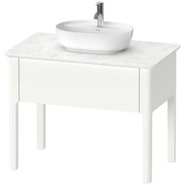 Duravit Luv Waschtisch-Unterschrank LU956403636 93,8x57 74,3cm, 1 Auszug, stehend, Wei&szlig; Seidenmatt