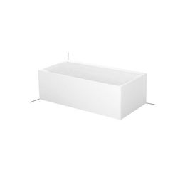 Bette BetteLux Silhouette Badewanne 3461-000CERVS 180x90x45cm, Eckeinbau links, mit Sch&uuml;rze, wei&szlig;