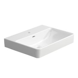 Laufen Pro S Waschtisch 8109630001041 wei&szlig;, 60x46,5 cm, mit &Uuml;berlauf, 1 Hahnloch