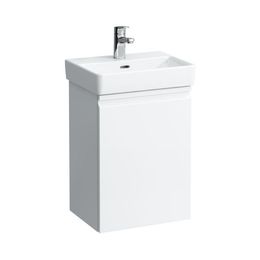 Laufen Waschtisch-Unterbau PRO S 41,5 x 32 x 58 cm, 1 T&uuml;r, Scharnier links, Wei&szlig; matt