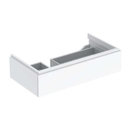 Geberit Xeno&sup2; Waschtisch-Unterschrank 500513011 88x22x46,2cm, mit Schublade, mit Ablagefl&auml;che, hochgl&auml;nzend/wei&szlig;
