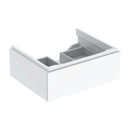 Geberit Xeno&sup2; Waschtisch-Unterschrank 500505011 58x22x46,2cm, hochgl&auml;nzend/wei&szlig;, mit Schublade