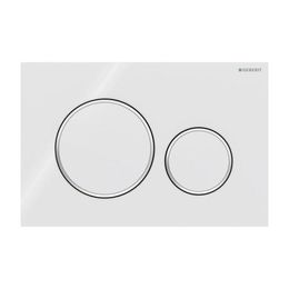 Geberit Sigma 20 Round Bet&auml;tigungsplatte 115882KJ1 wei&szlig; / hochglanz verchromt