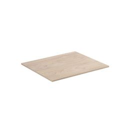 Ideal Standard Adapto Holzplatte U8413FF zu Waschtisch-Unterschrank und Standkonsole, 600x12x505mm, Pinie hell Dekor