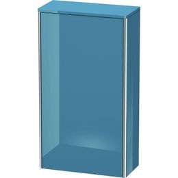 Duravit XSquare Halbhochschrank XS1303R4747 50x88x23,6cm, T&uuml;r rechts, Stone Blue hochglanz