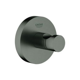 Grohe Essentials Bademantelhaken 40364AL1 hard graphite geb&uuml;rstet, verdeckte Befestigung