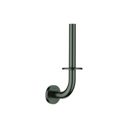 Grohe Essentials WC-Reservepapierhalter 40385AL1 hard graphite geb&uuml;rstet, Wandmodell, verdeckte Befestigung