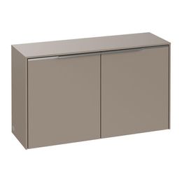 Villeroy & Boch Villeroy und Boch Subway 3.0 Sideboard C60000VM 80,5x42,3x25,6cm, Griff Aluminium gl&auml;nzend, taupe