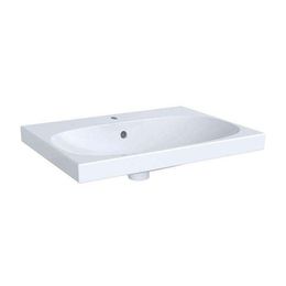 Geberit Acanto Waschtisch 500621012 65 x 48,2 cm, mit Hahnloch, mit &Uuml;berlauf, wei&szlig;
