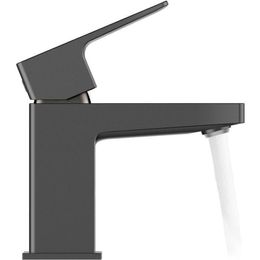 Duravit S Manhattan Waschtischarmatur MH1010002046 Ausladung 95mm, ohne Zugstangen-Ablaufgarnitur, schwarz matt