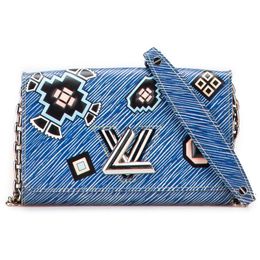 Louis Vuitton Hobo Bags - Epi Denim Twist Azteque Wallet on Chain - Gr. unisize - in Blau - f&uuml;r Damen