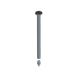 KEUCO Deckenabh&auml;ngung Plan 14941170800 L&auml;nge 80 cm, Aluminium silber eloxiert