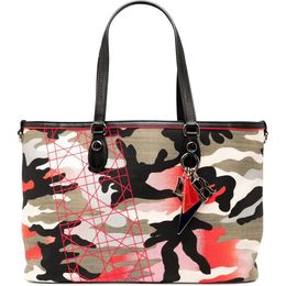 Christian Dior Shopper - Anselm Reyle Medium Canvas Camouflage Tote - Gr. unisize - in Grau - f&uuml;r Damen