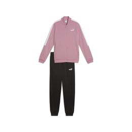 Puma Mädchen Jogginganzug "Poly Baseball-Anzug Mädchen", rosa, Gr. 140, 100% Polyester, Sportanzüge
