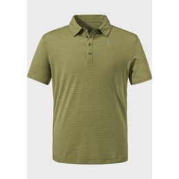 Schöffel SCHÖFFEL Herren Poloshirt "CIRC Polo Shirt Tauron M", grün, Gr. 56, Oberstoff: 100% Polyester, Shirts