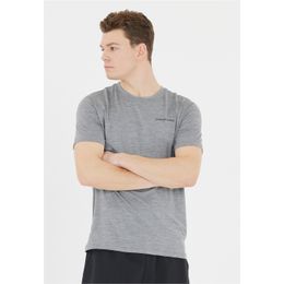 Endurance Herren Funktionsshirt "Abdon", grau, Gr. 4XL, unifarben, 95% Polyester, 5% Elasthan, Shirts, mit smartem 4-Wege-Stretch