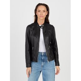 JCC Damen Lederjacke "31024045", schwarz, Gr. 38, Obermaterial :100% Lammleder. Futter: 100% Polyester, Jacken