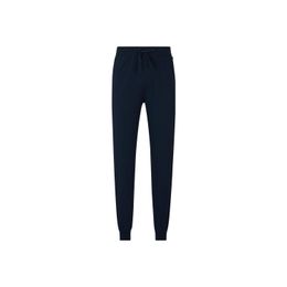 BOSS Herren Jogginghose "Jogginghose", blau, Gr. M, Obermaterial: 95% Baumwolle CO. 5% Elasthan EL., Hosen