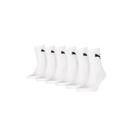 Puma Herren Kurzsocken "Socken 6er Pack", Gr. 47, wei&szlig;, Obermaterial: 78% Baumwolle CO. 18% Polyester PES. 2% Polyamid PA. 2% Elasthan EL., Socken
