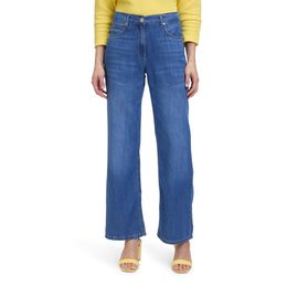 Betty Barclay Damen Slim-fit-Jeans "Damen Casual-Hose mit Waschung", blau, Basic, Gr. 34, Obermaterial: 50% Baumwolle, 40% Lyocell, 10% Modal., Jeans