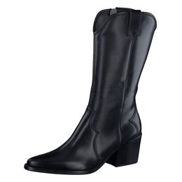 Paul Green Damen Stiefel "Paul Green Stiefel Glattleder", Gr. 38,5, schwarz, Glattleder, Schuhe