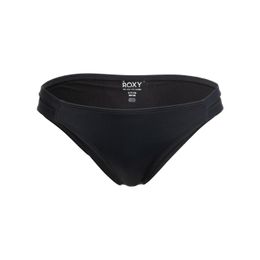 Roxy Damen Bikini-Hose "Beach Classics", grau, Gr. M, 87% Nylon, 13% Elasthan, Badehosen